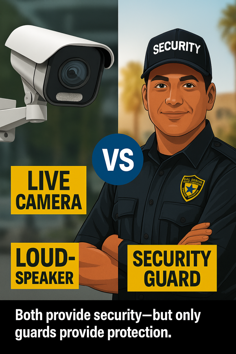 Live Security Cameras vs. Security Guards: Which is Best for Your ...